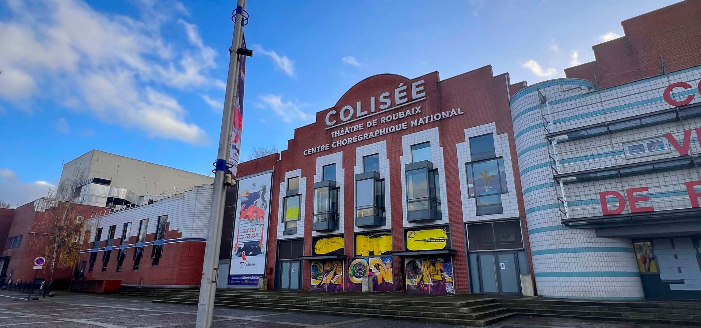 LES FAÇADES DU COLISÉE ET SES STREET ARTISTES - Colisée de Roubaix